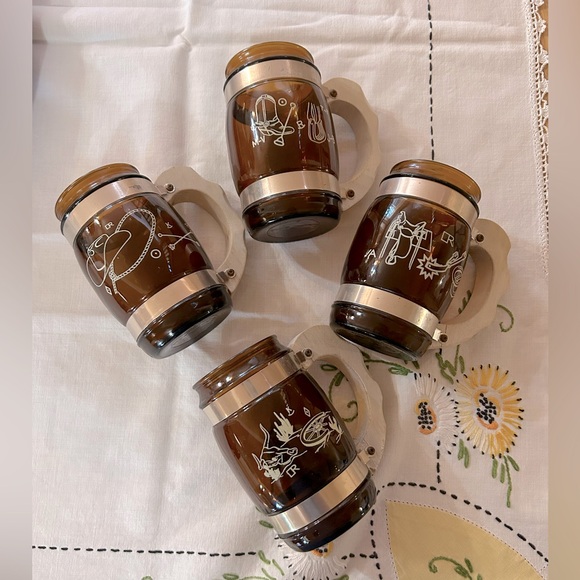 Siesta Ware | Kitchen | Siesta Ware Cowboy Barrel Mugs | Poshmark